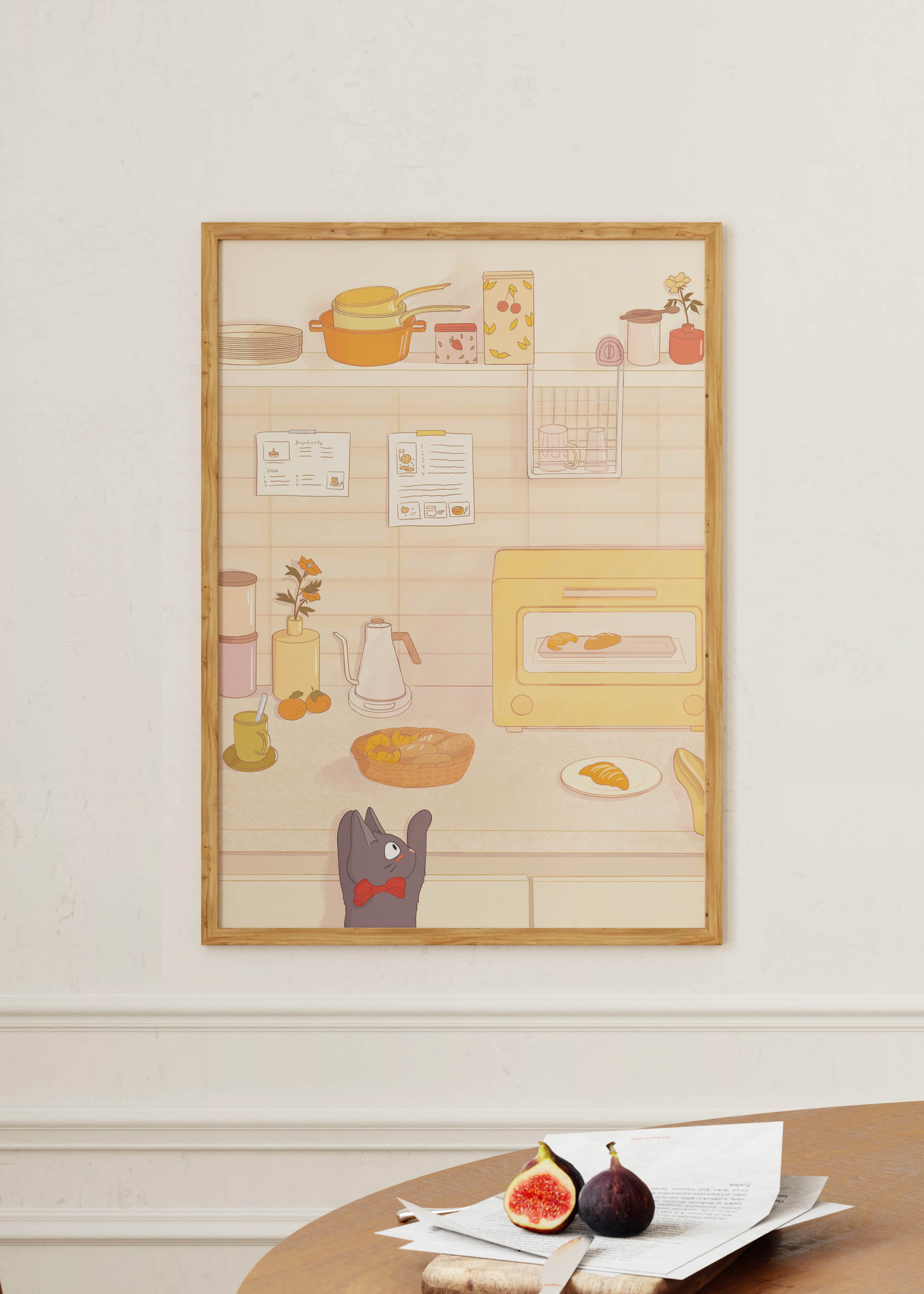 Jiji in the Kitchen Poster | Sundrop Studios